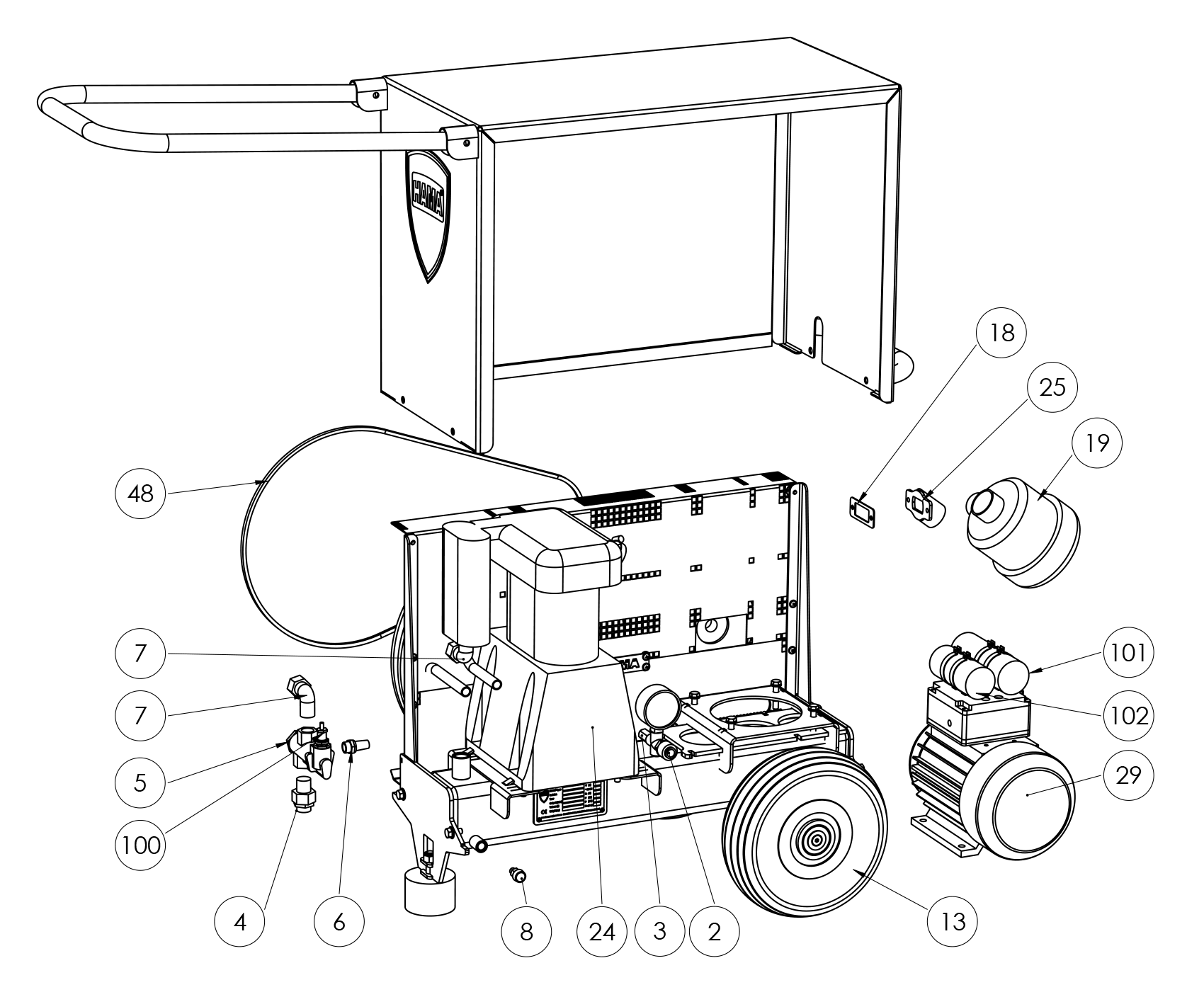 HAMA H455 Compressor | Order online at HAMA | Spray Plaster, Decorative ...